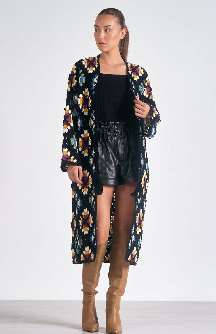 Valentina Granny Square Sweater Cardigan – Mainstream-Aurora